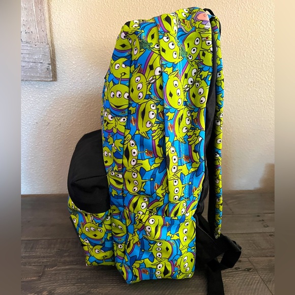Vans | Bags | Rare Vans Toy Story Backpack Green Aliens With Hidden ...
